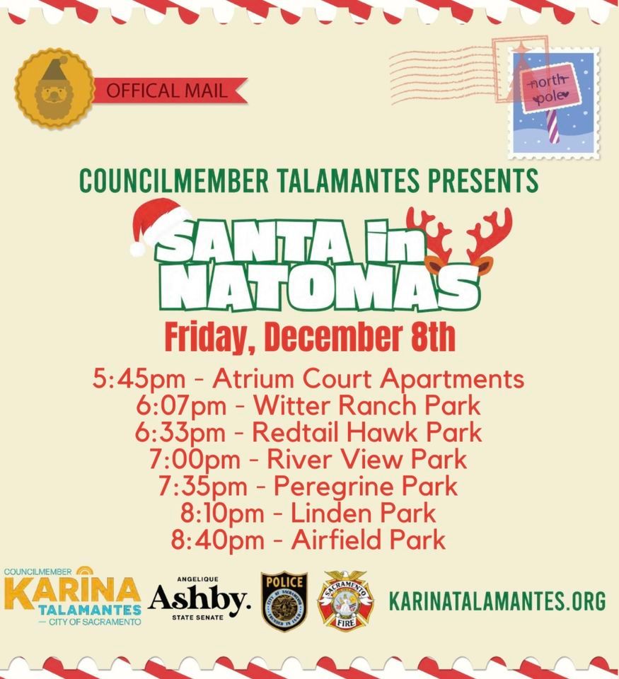Santa in Natomas - Night #1, Natomas, Sacramento, December 8 2023 ...