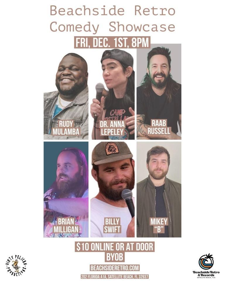 Beachside Retro Comedy Showcase, Beachside Retro & Records, Cocoa Beach ...