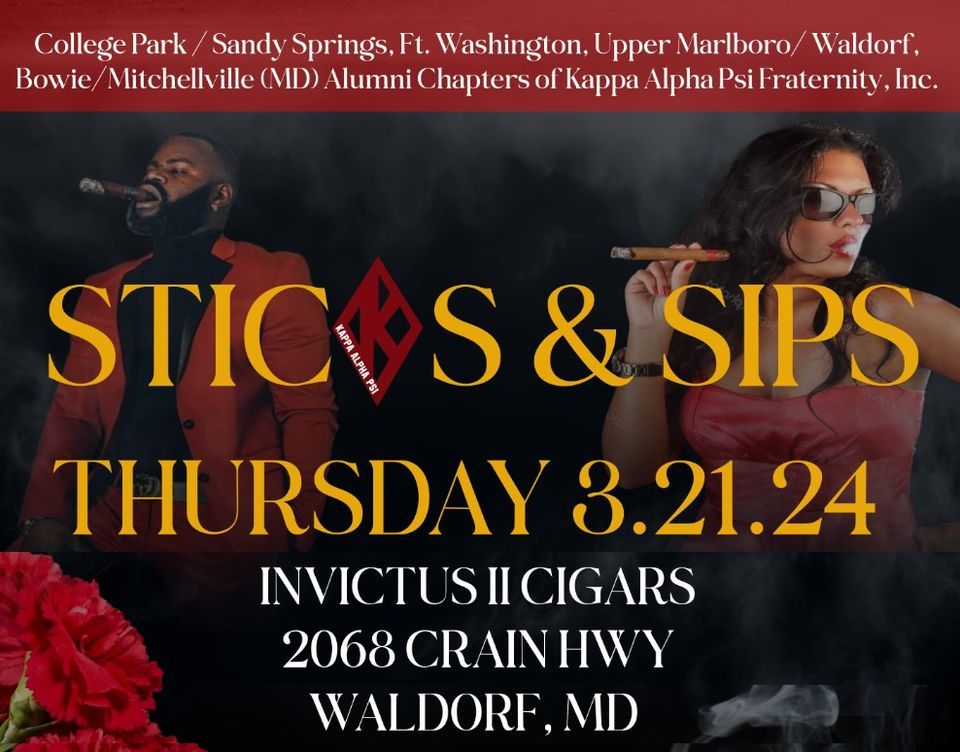 DMV Nupes Sticks & Sips, Invictus Cigars, Waldorf, 21 March 2024 ...
