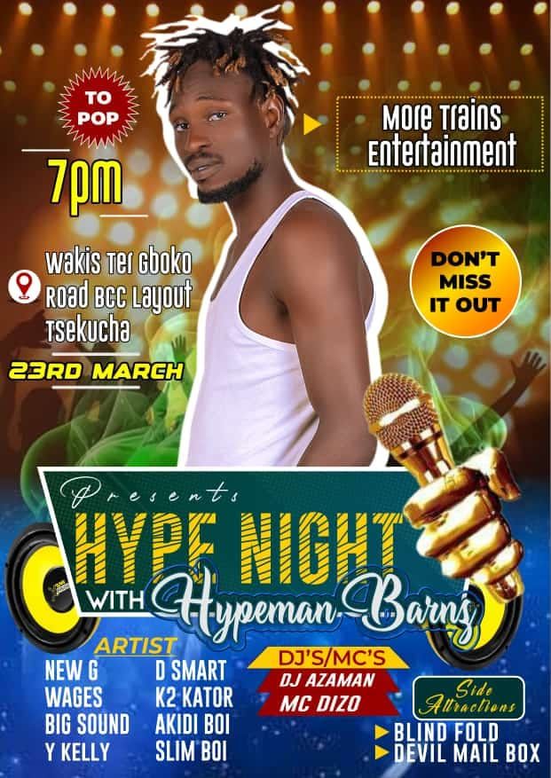 hype night with hypeman barnz, dagonte factory bbc layout tsekucha ter gboko road , Bangalore ...