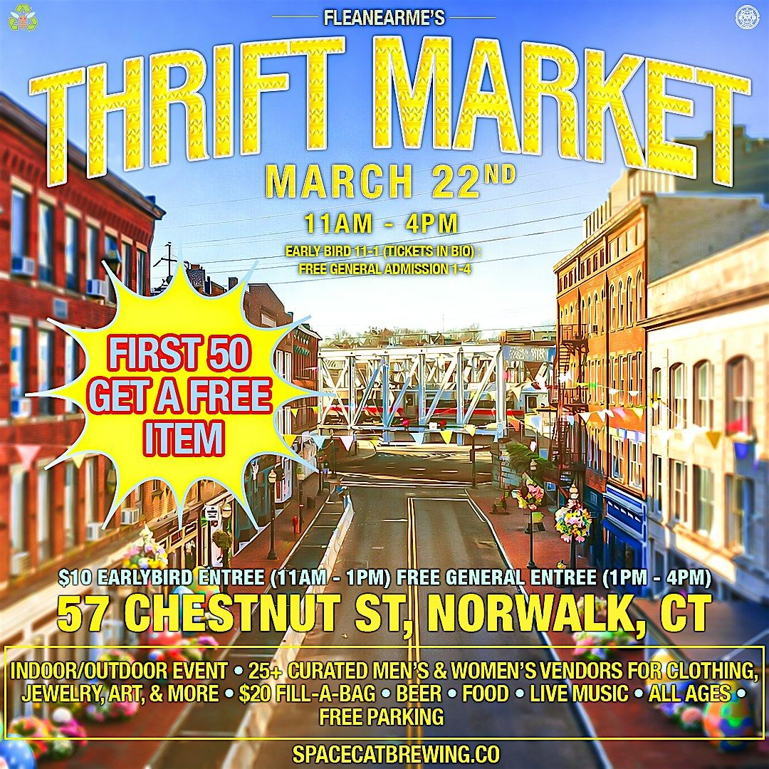 Spring Thrift Market FleaNearMe x Space Cat Brewing CO., Spacecat ...