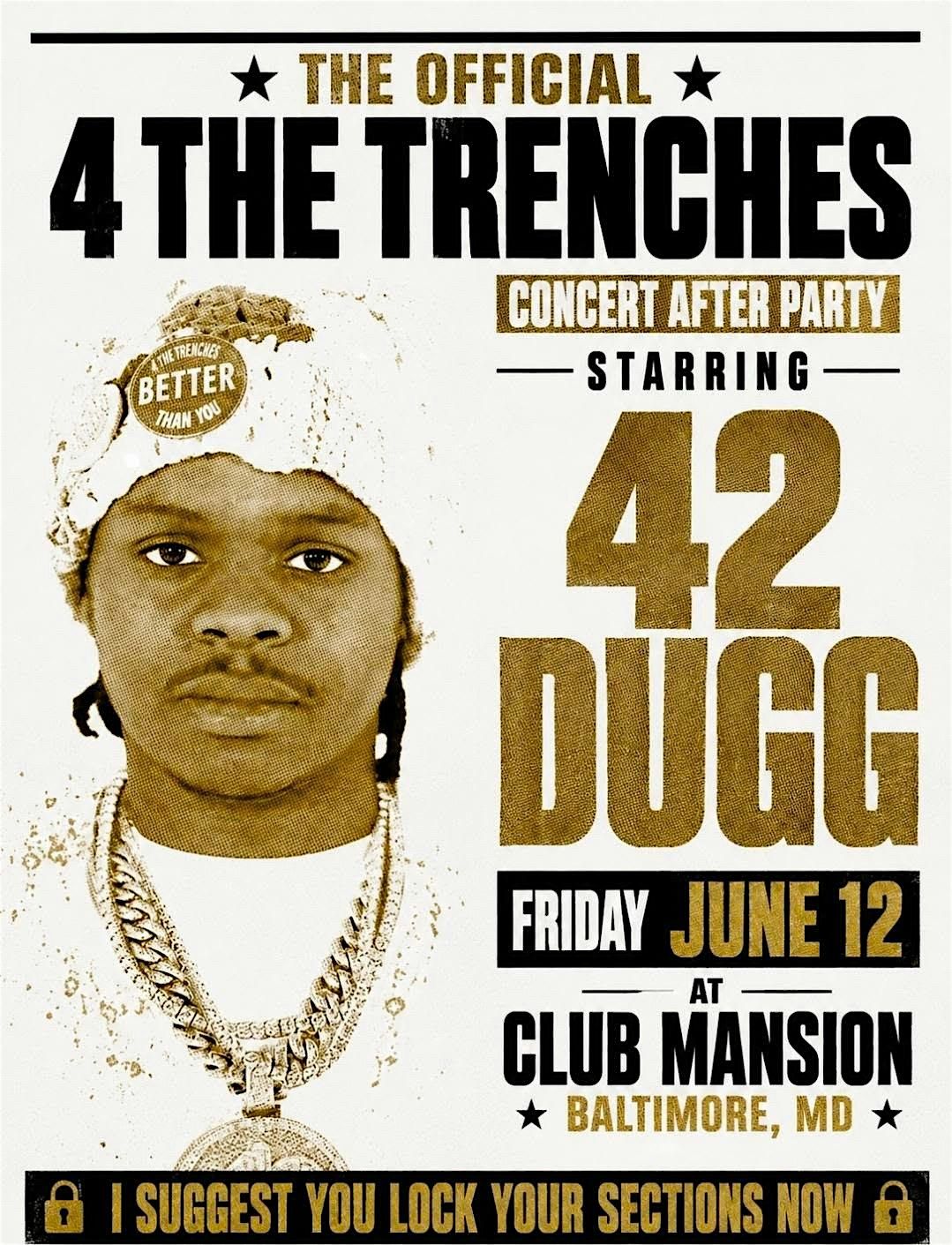 42 Dugg Official Concert After Party | 4 The Trenches Tour, The Mansion ...