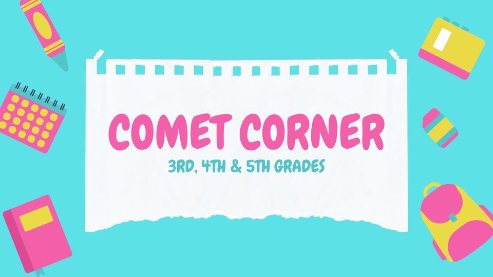3rd, 4th & 5th Grades Comet Corner, Cox Mill Elementary PTO, Concord ...