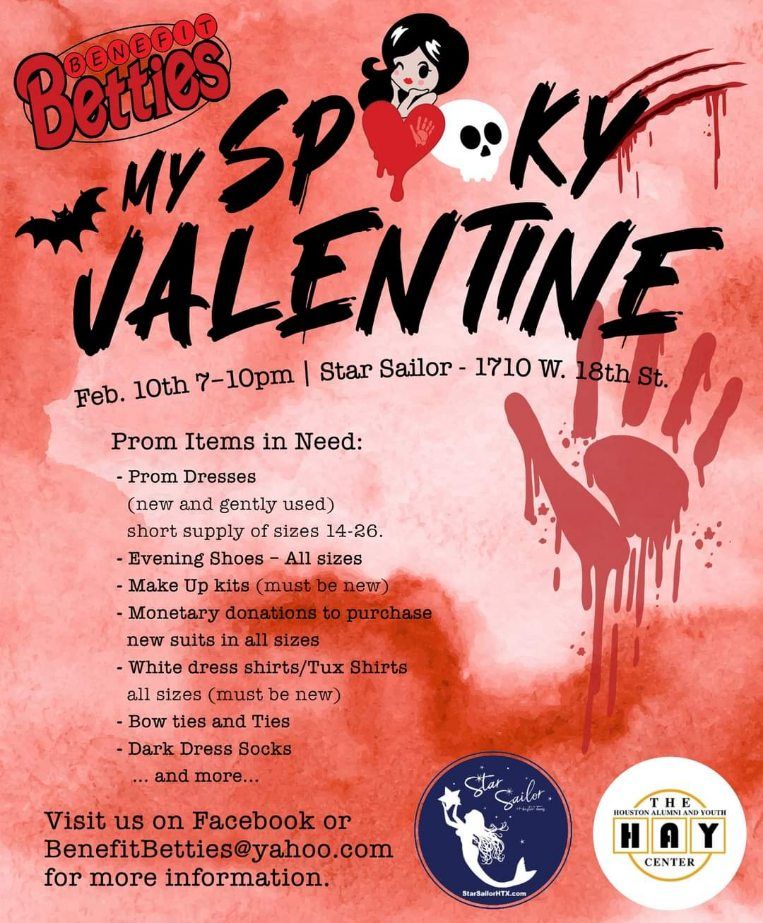 Benefit Betties My Spooky Valentine Prom Event, Star Sailor HTX ...