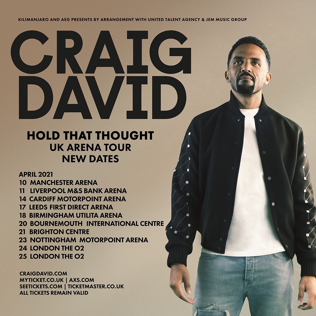 Craig David Nottingham Tickets, Motorpoint Arena Nottingham, 12 ... Craig David Nottingham Tickets, Motorpoint Arena Nottingham, 12 ...