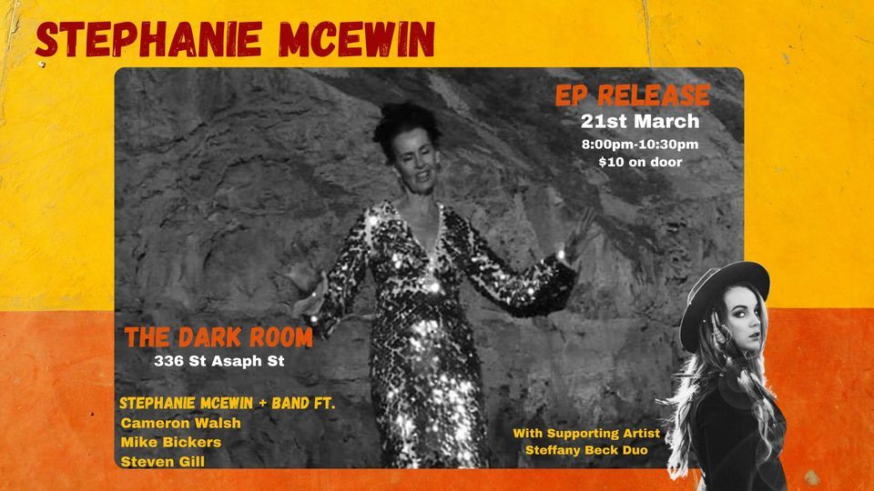 Stephanie McEwin EP Release with Steffany Beck Duo, darkroom ...
