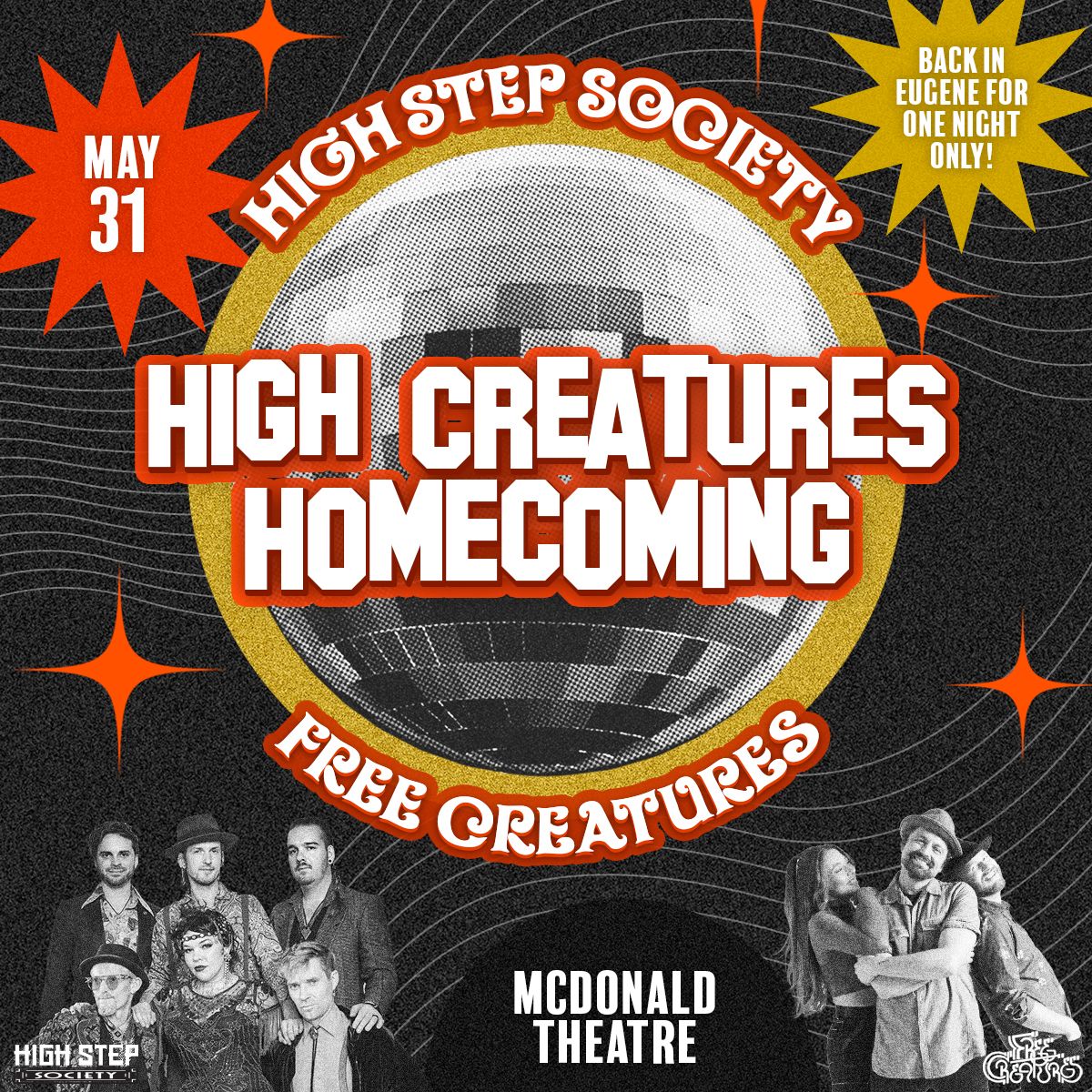 High Creatures Homecoming, McDonald Theatre, Eugene, 10 May 2024 ...