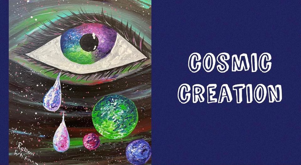 Beyond The Spectrum: Cosmic Creation Acrylic Painting with Stephen ...