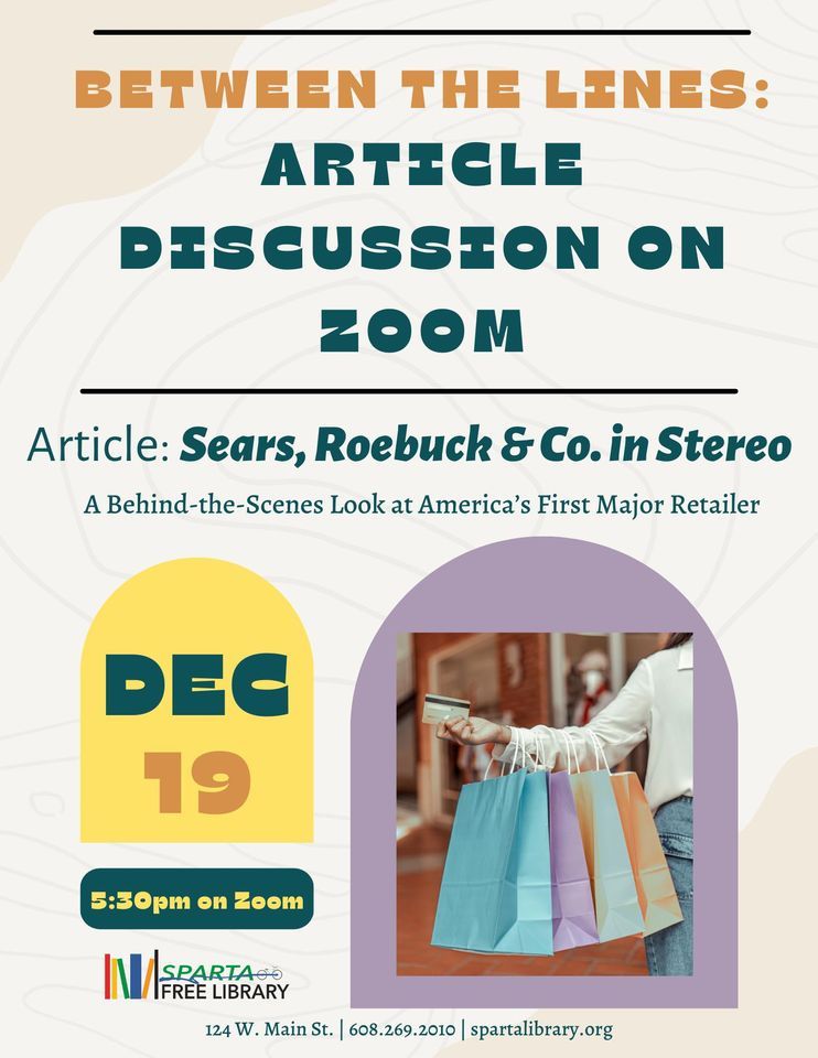 Between the Lines: Article Discussion on Zoom, December 19 2023 ...
