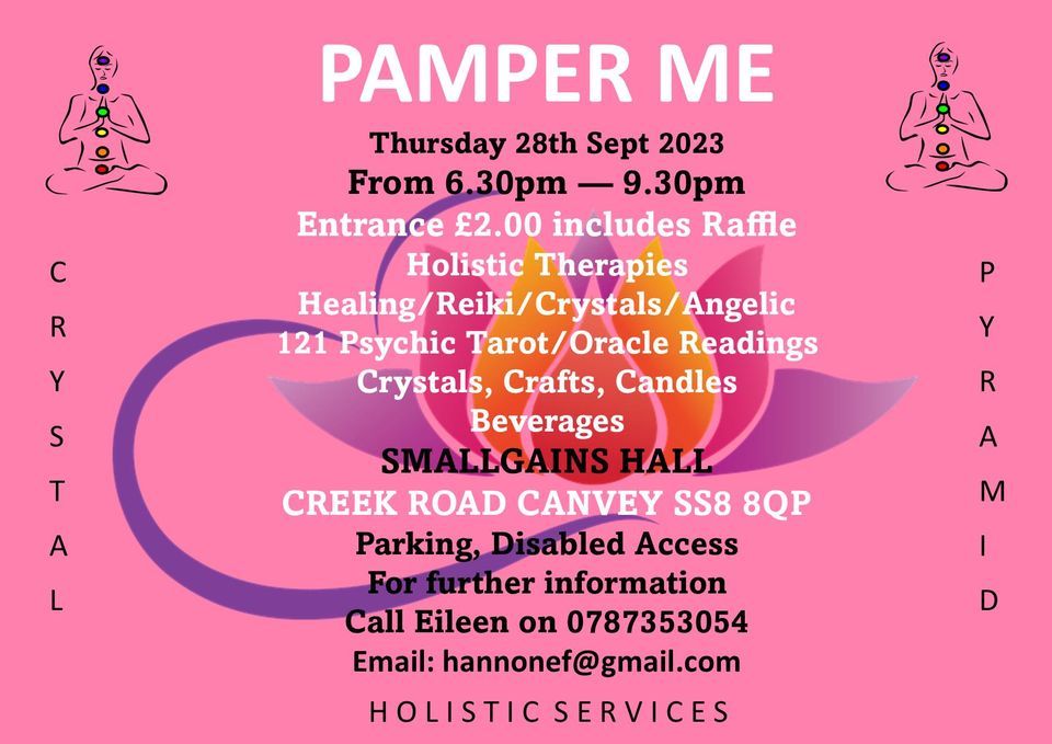 PAMPER ME, Smallgains CanveyIsland, Benfleet, 28 September 2023 ...