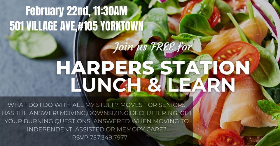 FREE Downsizing Event at Harpers Station Yorktown Senior Living ...