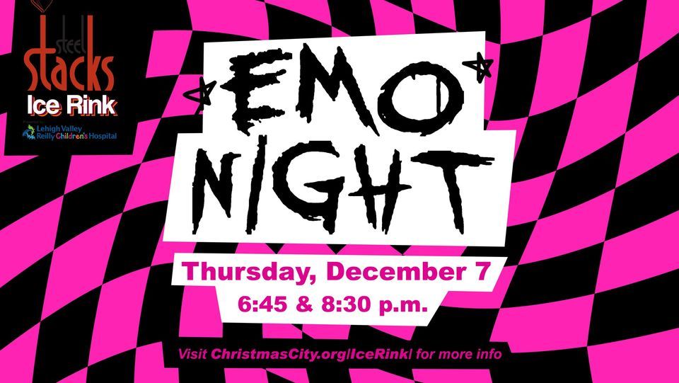 Emo Night at the Ice Rink at SteelStacks , SteelStacks, Center Valley ...