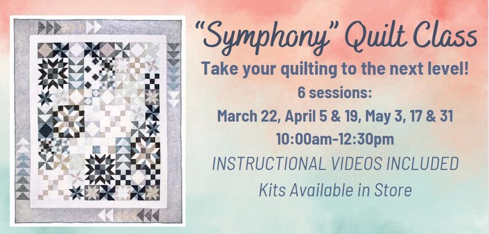 Symphony Quilt Class, Gina's Bernina Sewing Center, Louisville, March ...