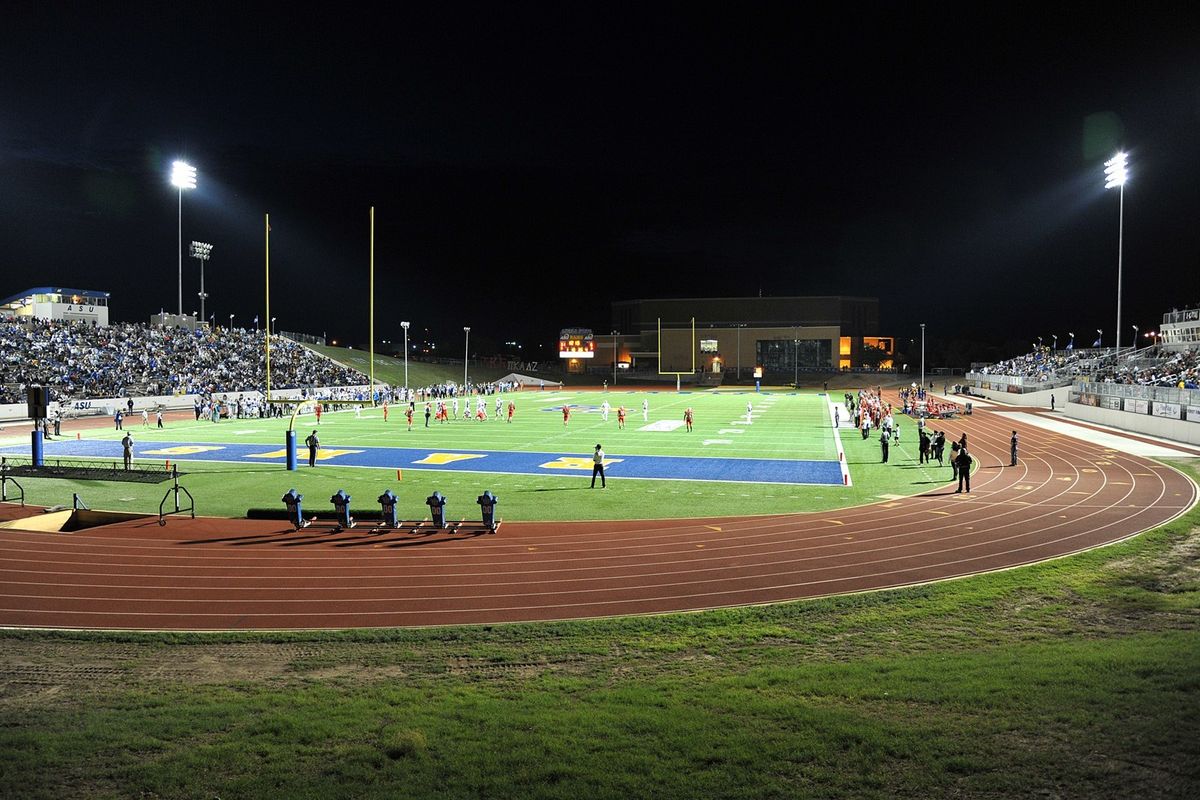 Angelo State Rams vs. Midwestern State Mustangs, LeGrand Stadium at 1st ...