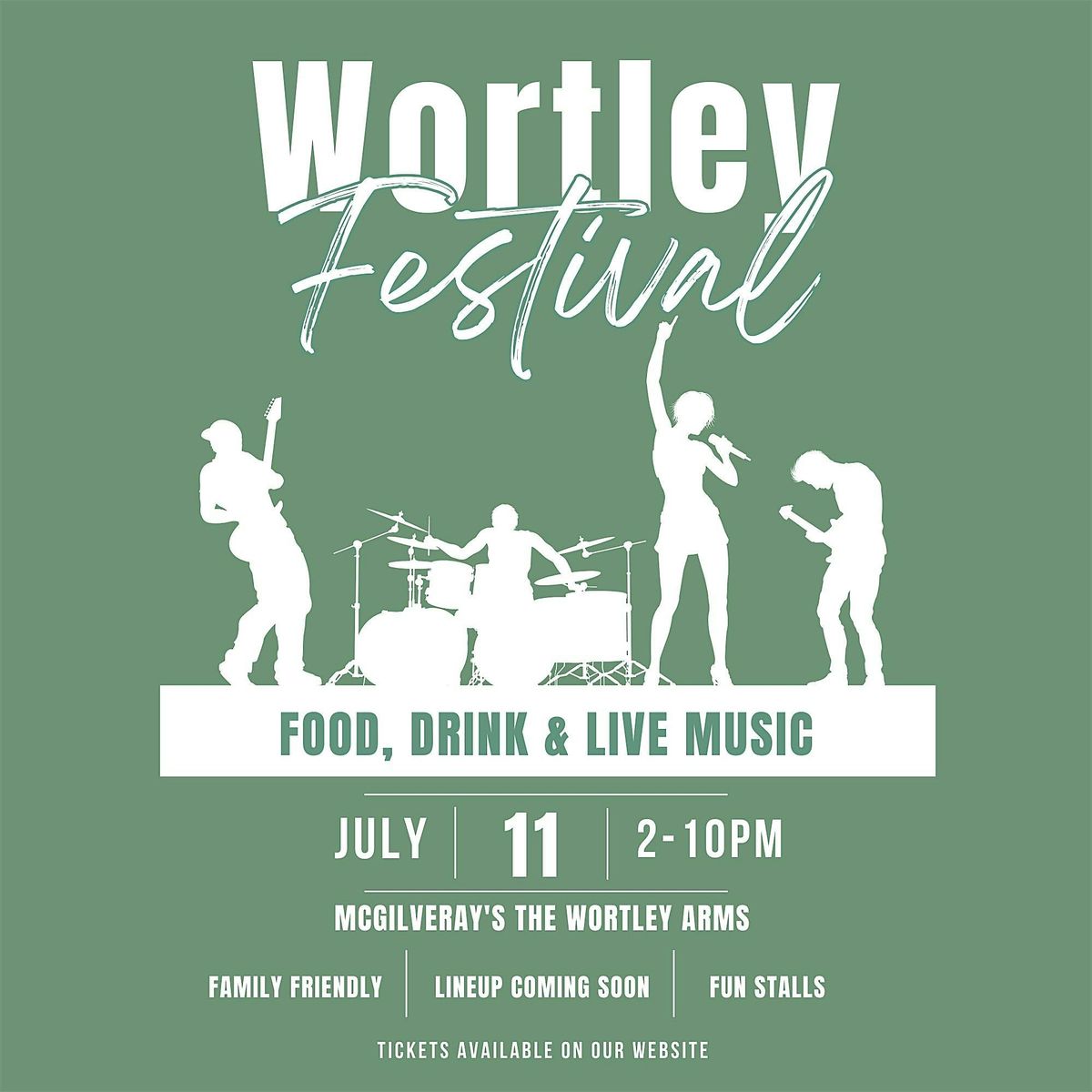 Wortley Festival, McGilverays The Wortley Arms, 11 July 2026 | AllEvents