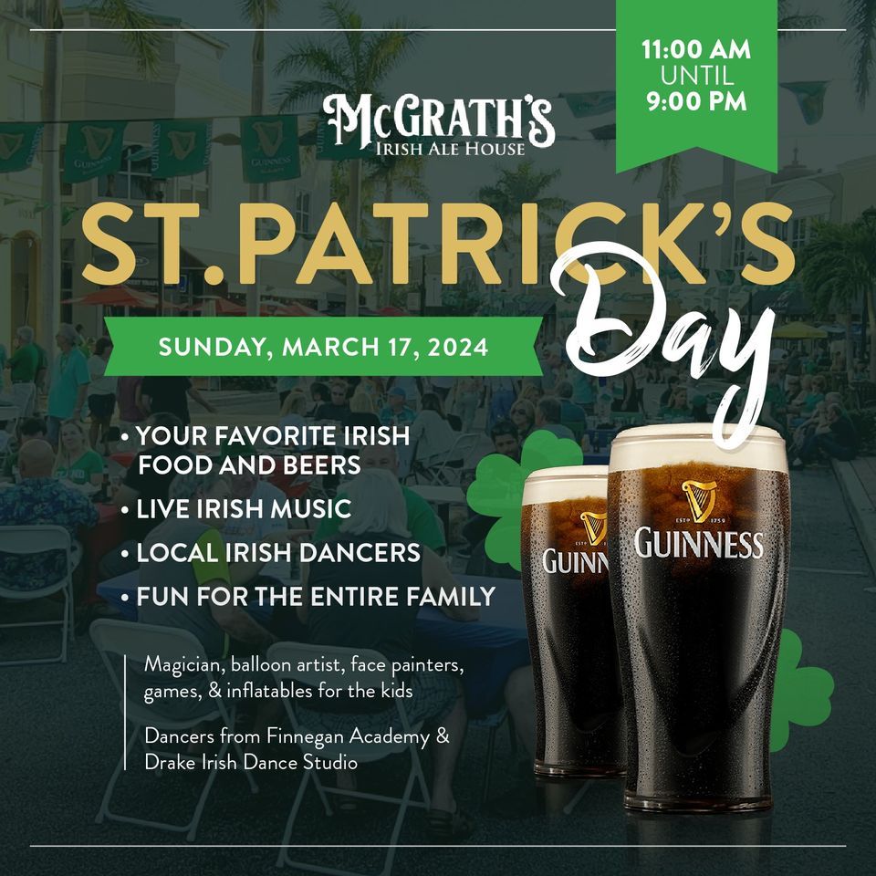 St. Patricks Day Event at McGraths, McGrath's Irish Ale House, The ...