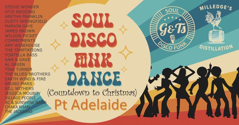 Soul vs. Disco Countdown to Christmas Dance Party, Milledges Distilling ...