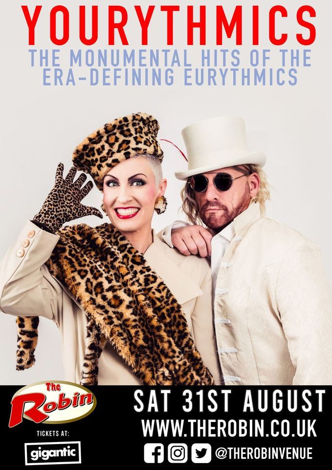 Yourythmics, The Robin, Wolverhampton, 31 August 2024 | AllEvents.in