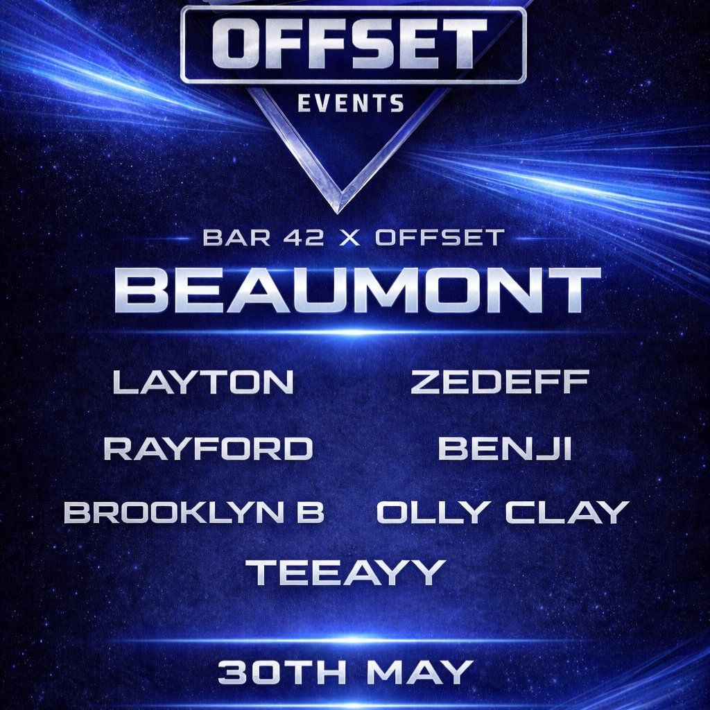 OFFSET Takeover - BAR 42, Bar 42, Leeds, 30 May to 31 May | AllEvents