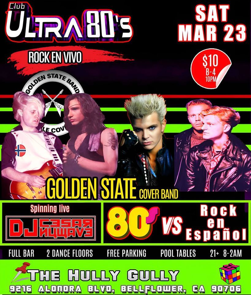 Club Ultra 80s Presents 80s VS 90s Rock Music , Club Ultra 80's ...