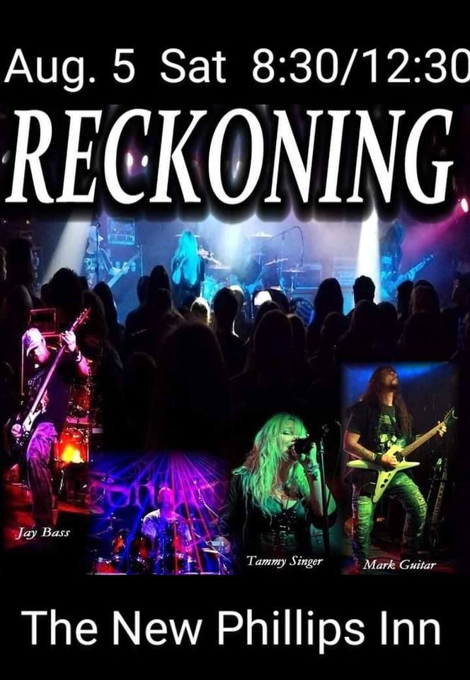 the Reckoning !, The New Phillips Inn, Dundalk, August 5 2023 ...