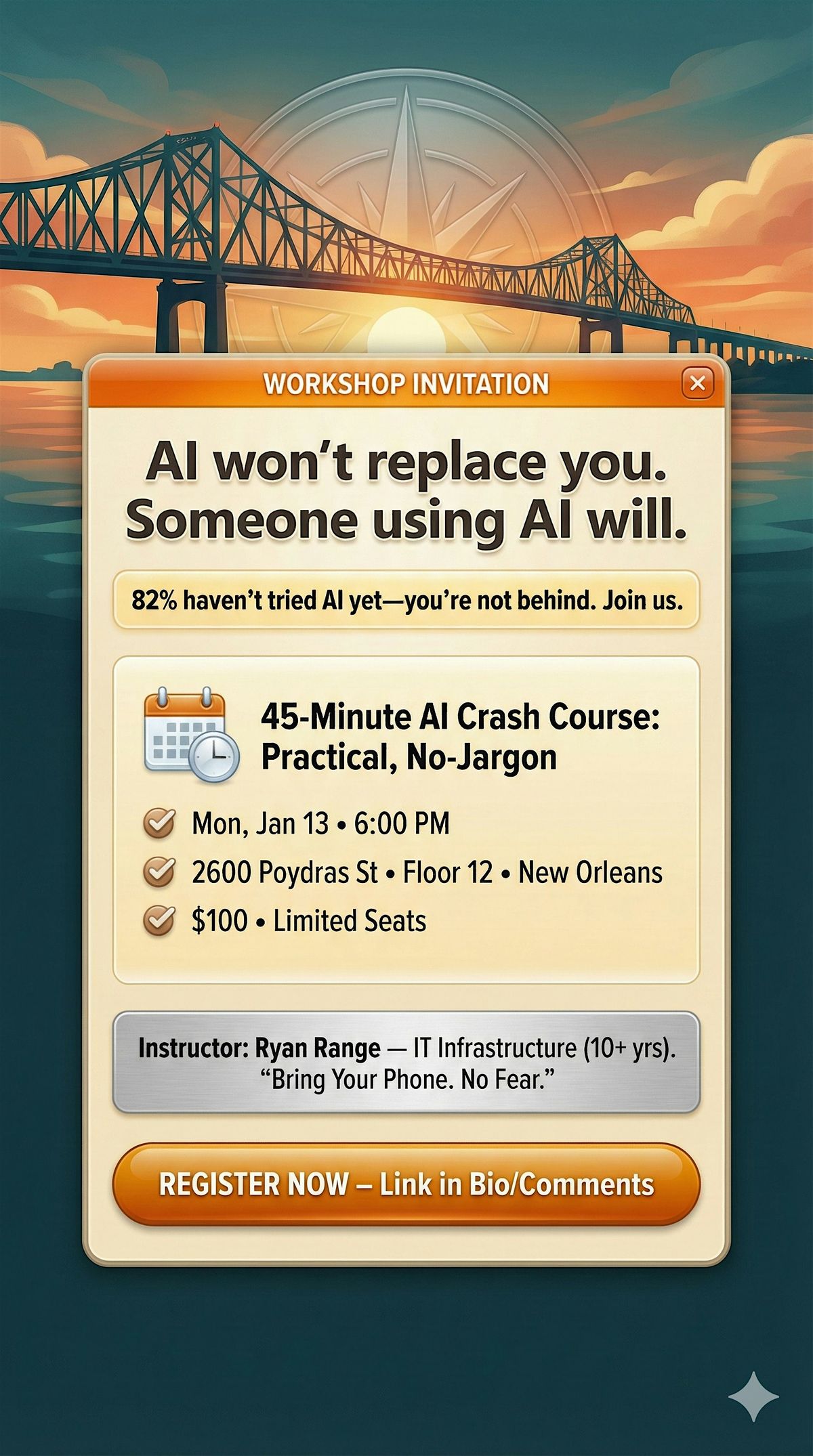 AI Crash Course — New Orleans, 2600 Poydras St, New Orleans, 13 January ...