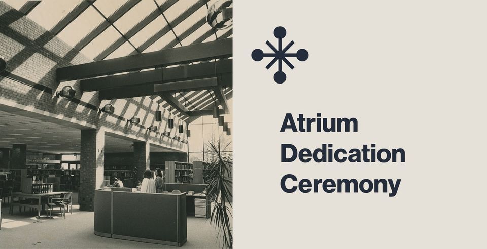 Atrium Dedication Ceremony, Bartholomew County Public Library, Columbus ...