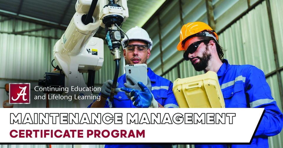 World-Class Maintenance Management, Online event, Tuscaloosa, Alabama ...
