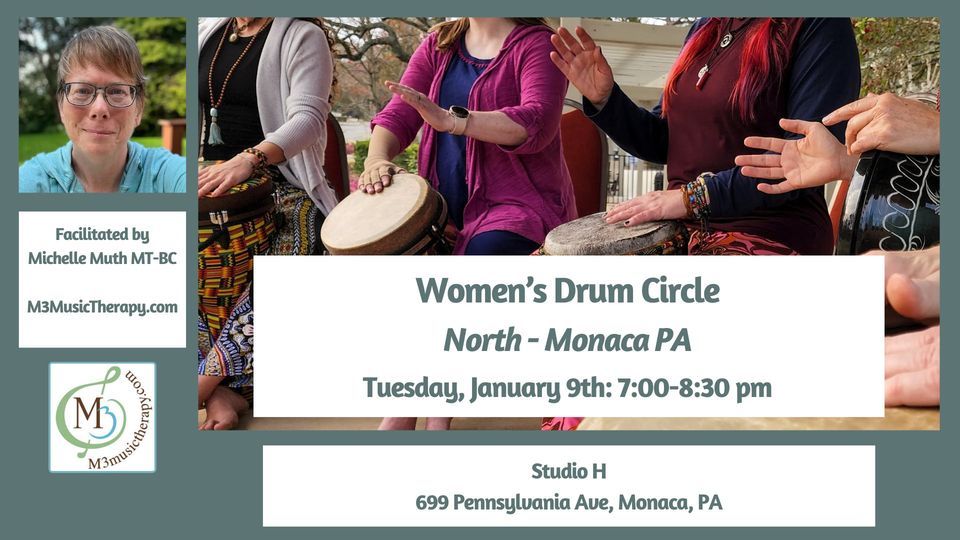 Womens Drum Circle - North, Studio H, Monaca, January 9 2024 | AllEvents.in