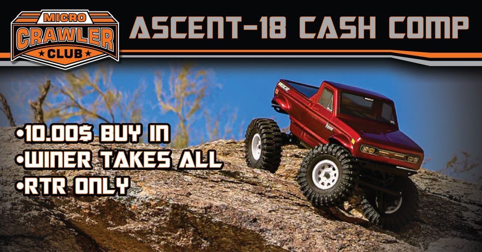 Micro Crawler Club - Ascent-18 RTR Cash Comp, Sugar House Park - Micro ...