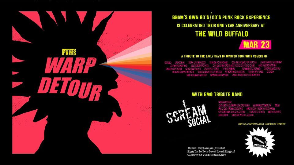 Warp Detour 1 Year Anniversary At The Buff, Wild Buffalo, Bellingham ...
