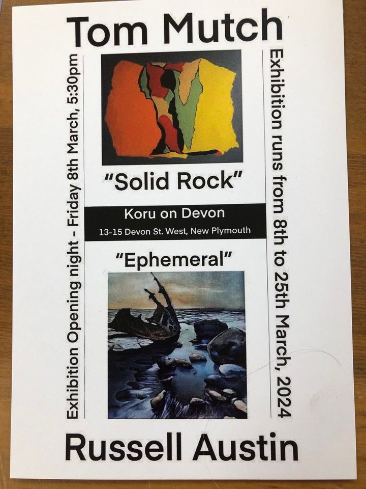 Tom Mutch & Russell Austin Exhibition, 13 - 15 Devon Street West, New ...