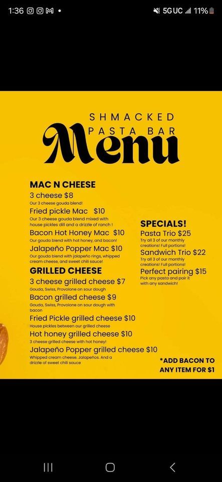 Shmacked serving up dinner , Casper Brewing Company, Bloomington, 1 ...