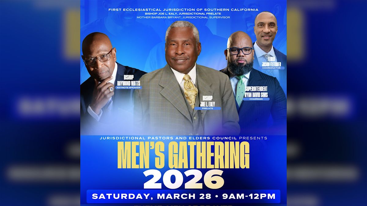 Men’s Gathering | March 28, 2026, New Direction Church of God in Christ ...