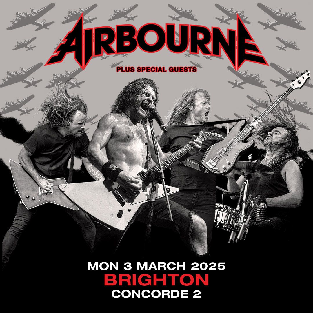 Airbourne Brighton Tickets, Brighton Concorde 2 | AllEvents