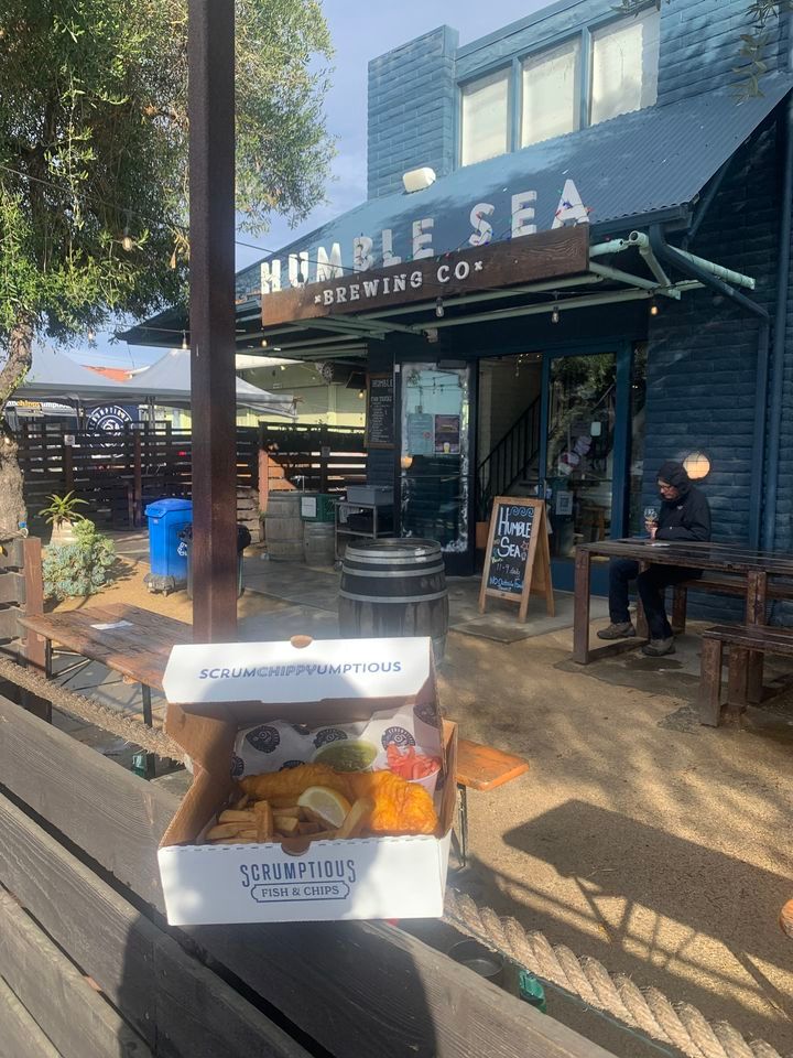 Scrumptious Fish & Chips @ Humble Sea Brewery, Humble Sea Brewing Co ...