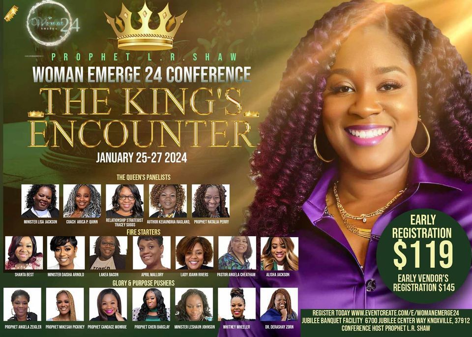 Woman Emerge 24, Jubilee Center, Knoxville, 25 January 2024 | AllEvents