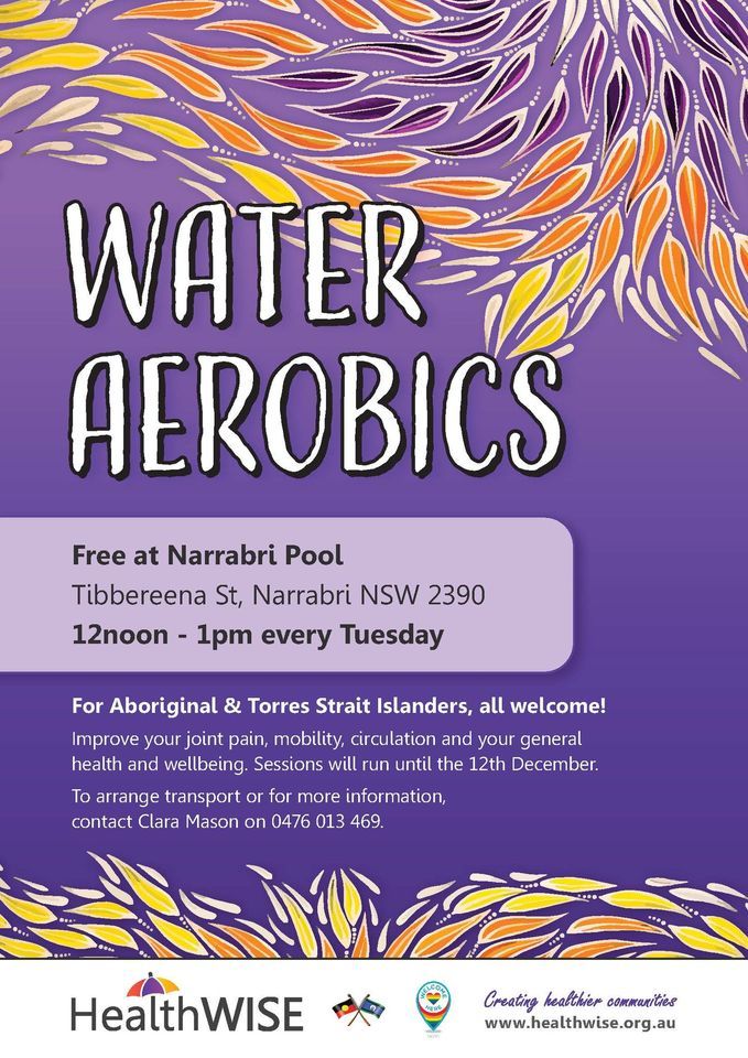Water Aerobics - Aboriginal Health, Narrabri Swimming pool., 5 December ...