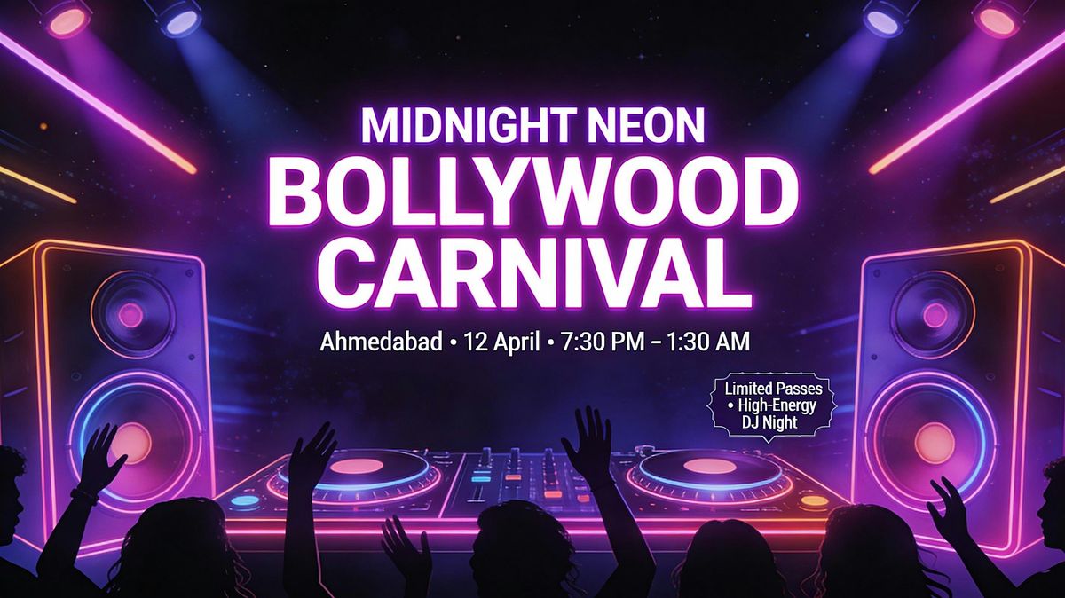 Midnight neon bollywood carnival, Ahmedabad, 1 February 2026 | AllEvents