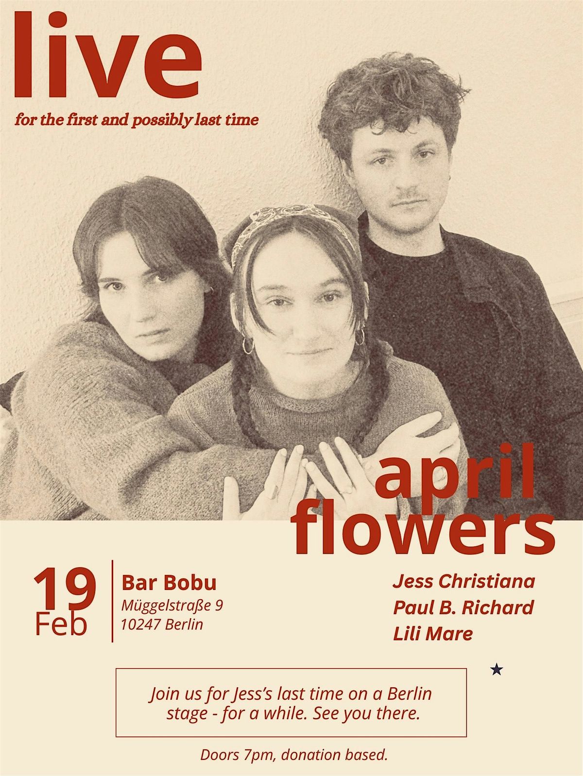 APRIL FLOWERS lili mare - jess christiana - paul b. richard, Bar Bobu ...