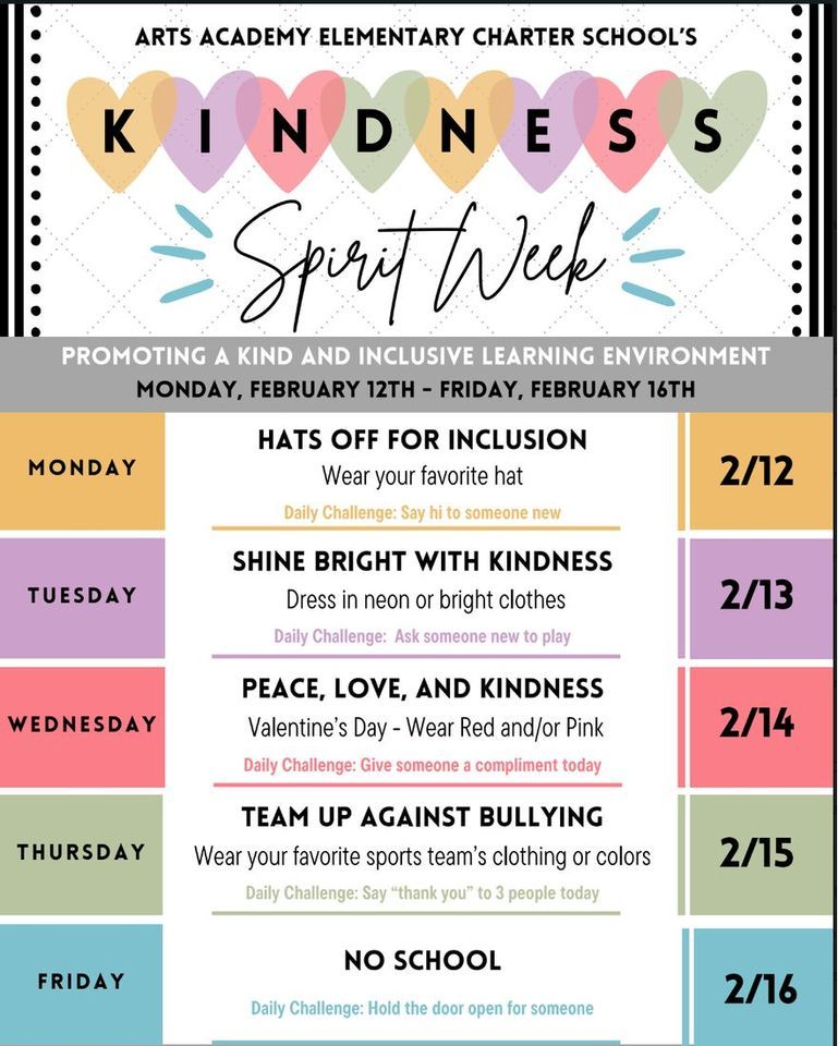 Random Acts of Kindness Spirit Week!, 601 W Union St, Allentown, PA ...