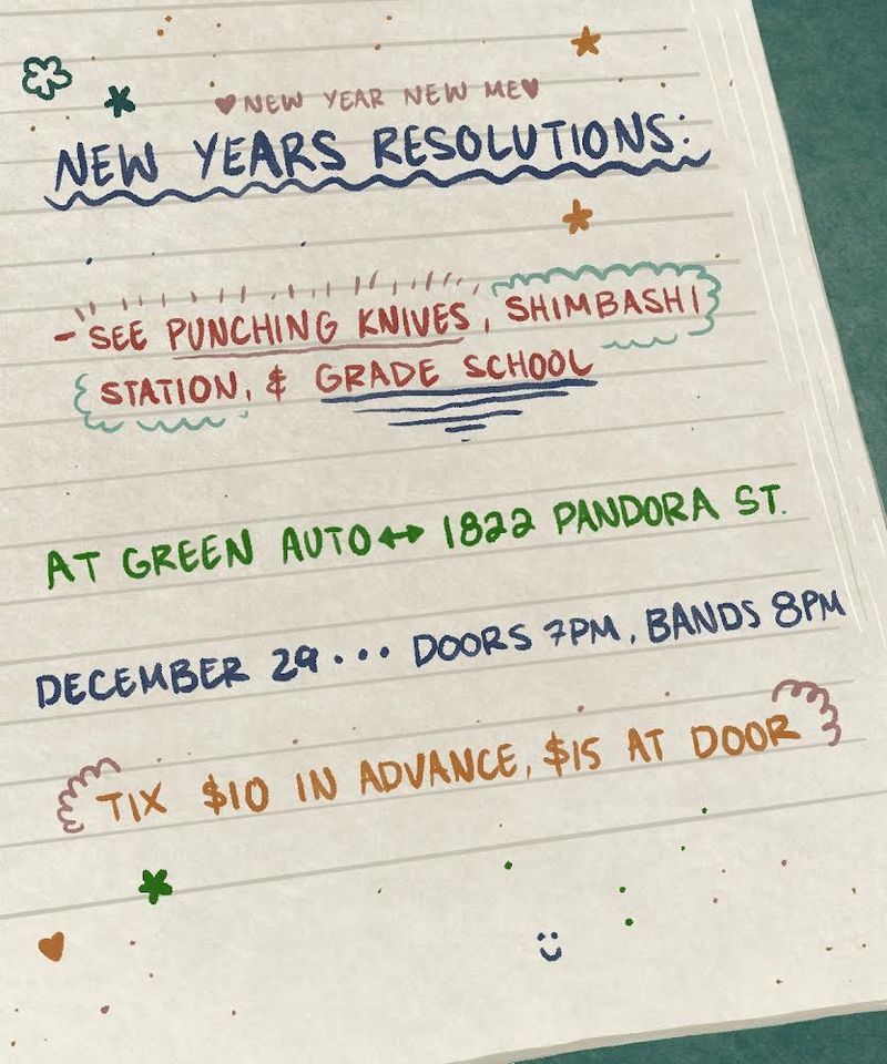 Punching Knives, Shimbashi Station, Grade School, Pandora Street ...