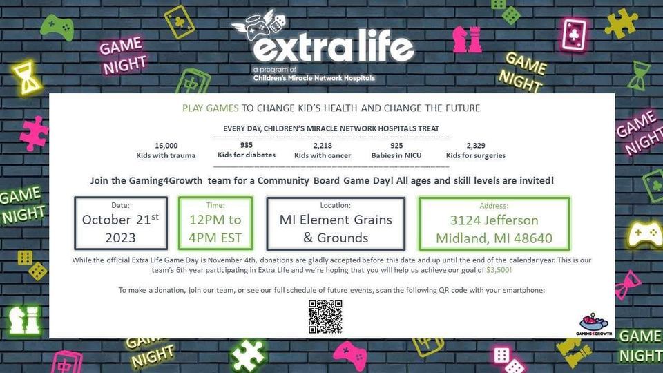 Community Board Game Day , Mi Element grains & grounds, Midland, 21 ...
