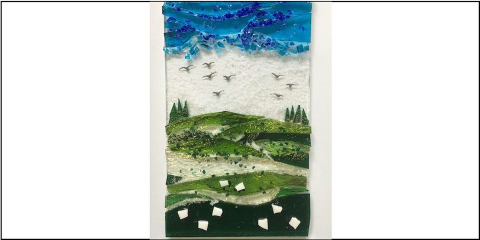 FUSED GLASS LANDSCAPE, The Workhouse Dunstable,5 Ashton Square ...