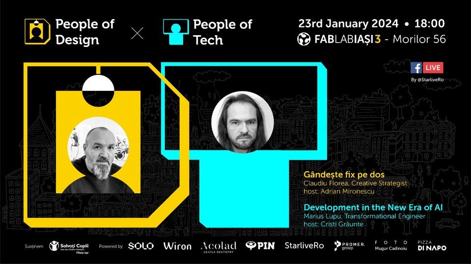 People of Design & Tech meetings #1 cu Claudiu Florea & Marius Lupu ...
