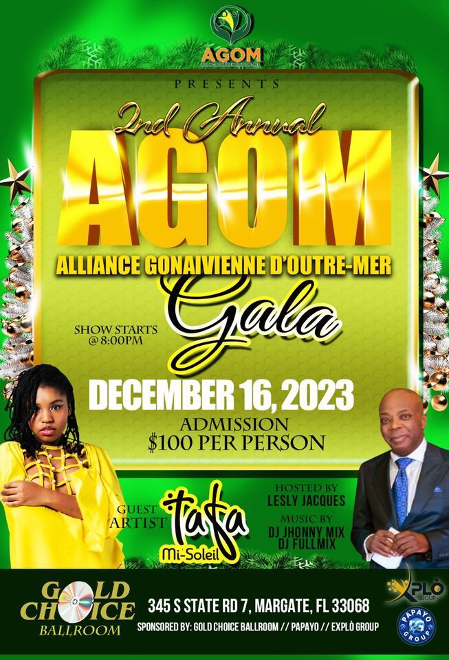 Join us for an unforgettable evening at the 2nd Annual AGOM Gala!, Gold ...