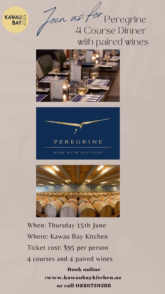 Peregrine 4 Course Dinner, Kawau Bay Kitchen, Auckland, 15 June 2023 ...