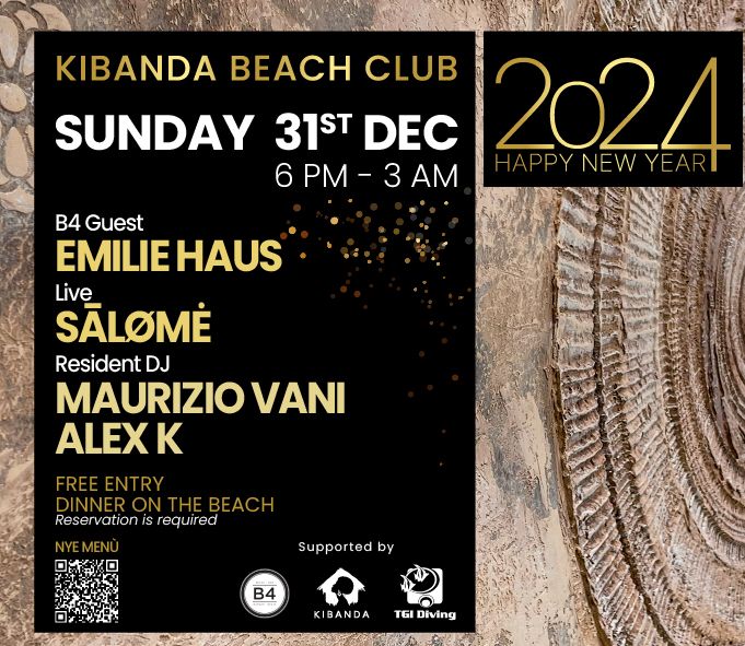 Celebrate New Years Eve at Kibanda Beach Club, Kibanda Beach Club ...