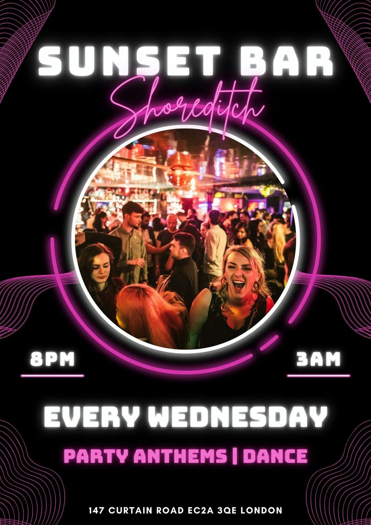 SUNSET BAR Every Wednesday // Sunset Bar Shoreditch // Commercial ...