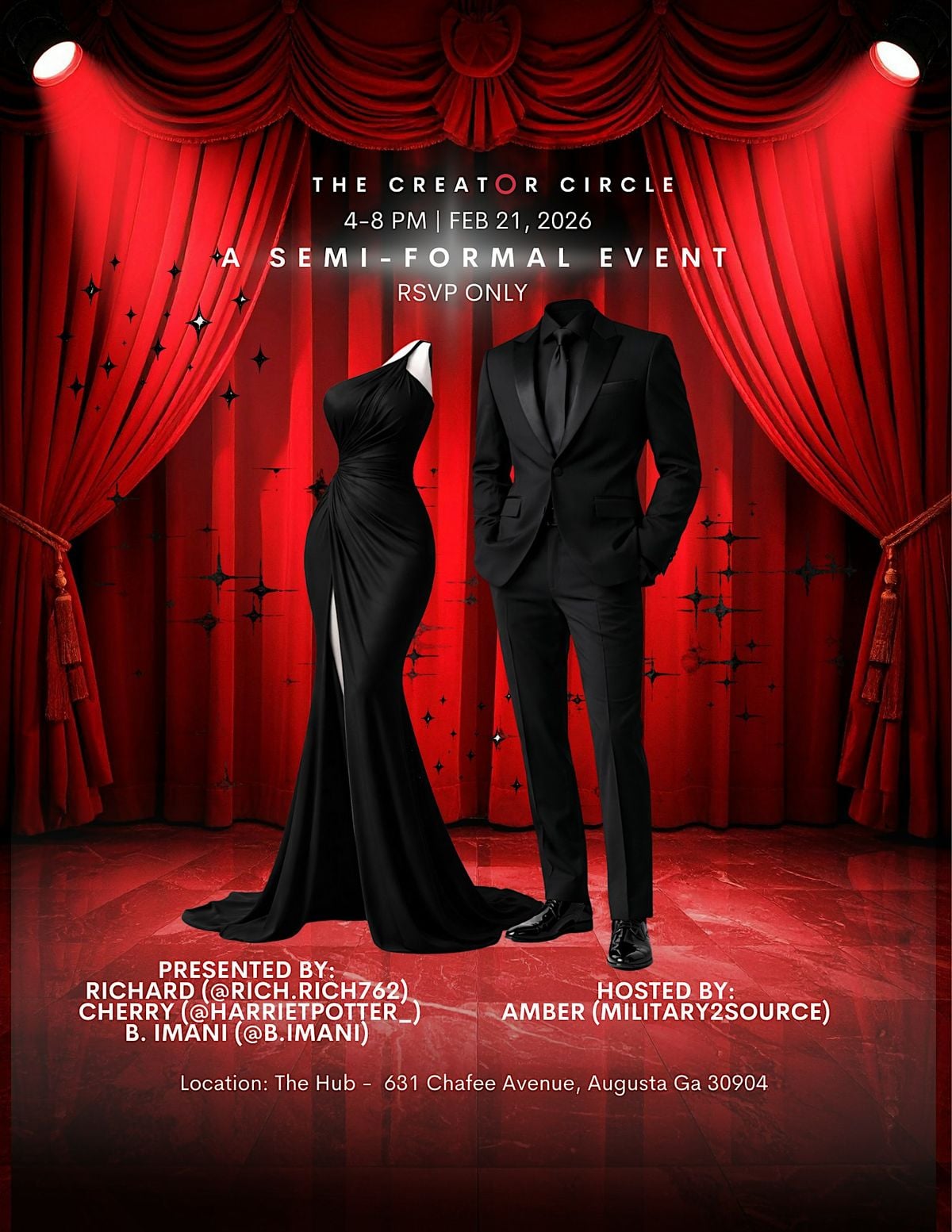 THE CREATOR CIRCLE, 631 Chafee Ave, Augusta, 21 February 2026 | AllEvents